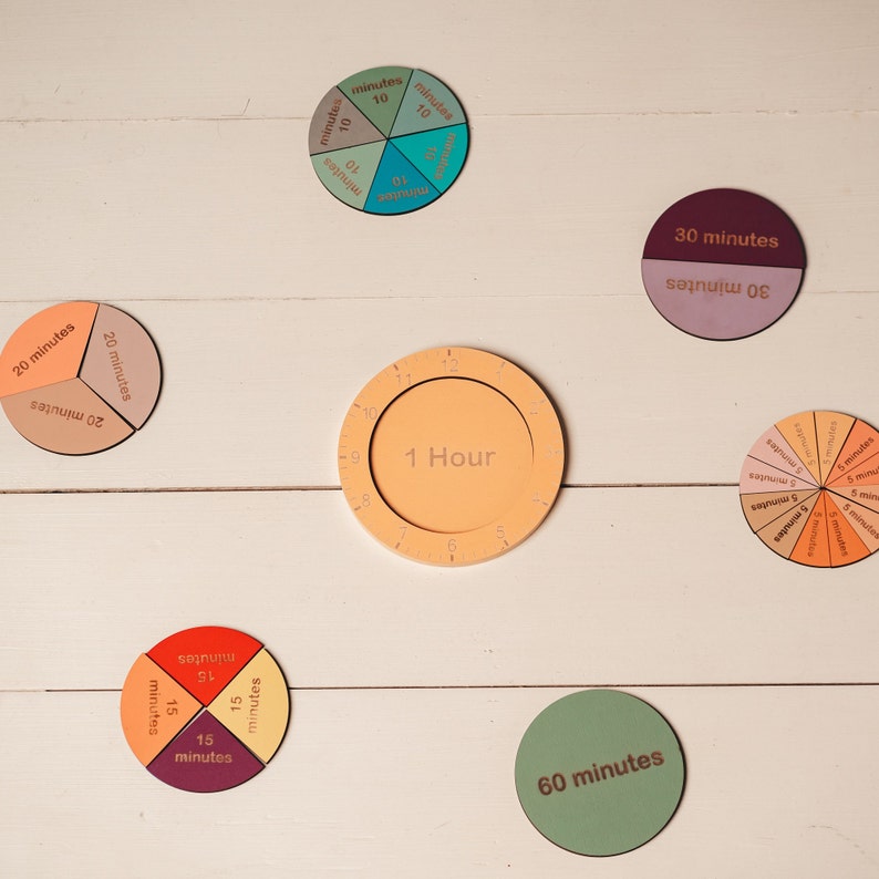 Personalized Childrens Learning Time Clock Toys Wooden - Etsy