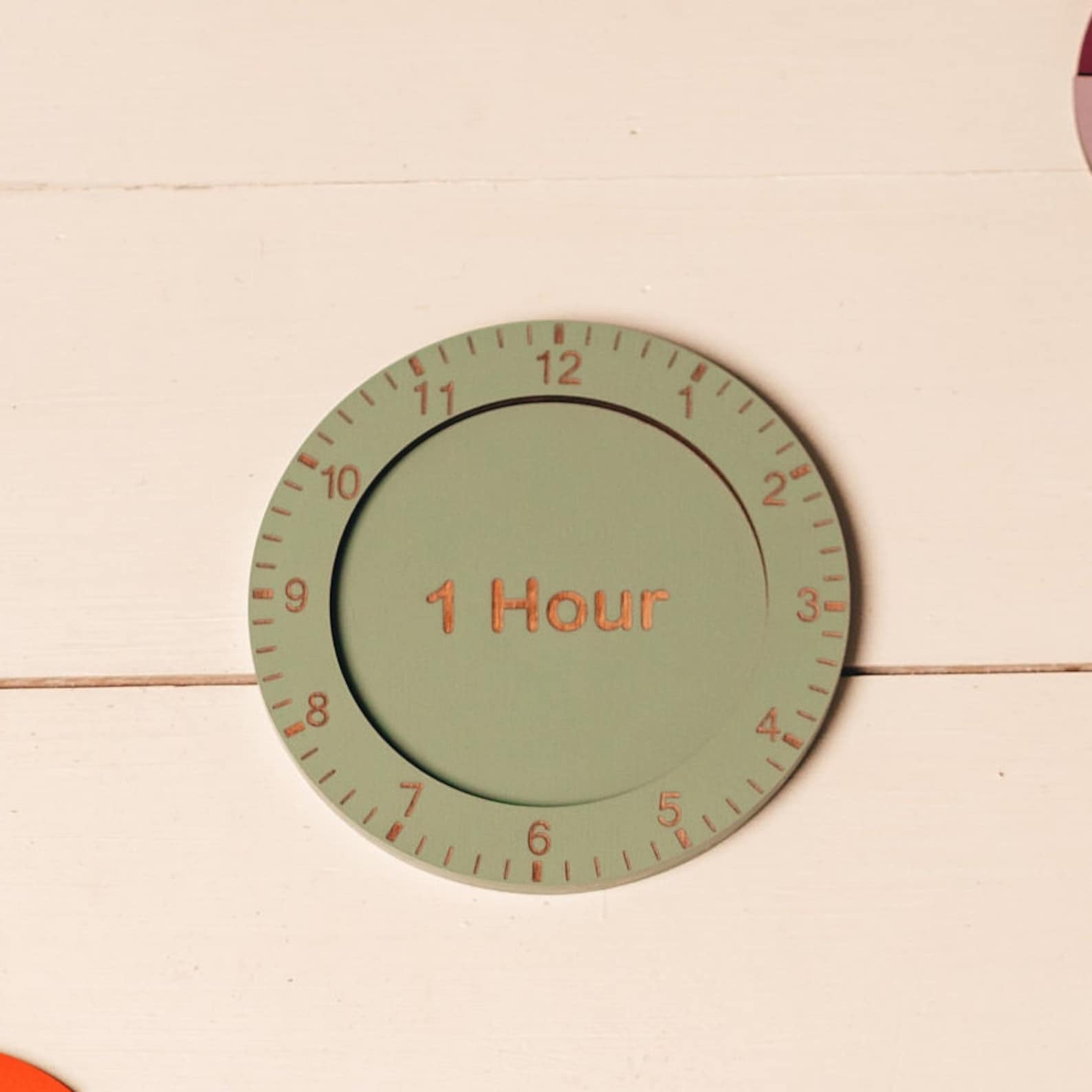 Personalized Childrens Learning Time Clock Toys Wooden - Etsy