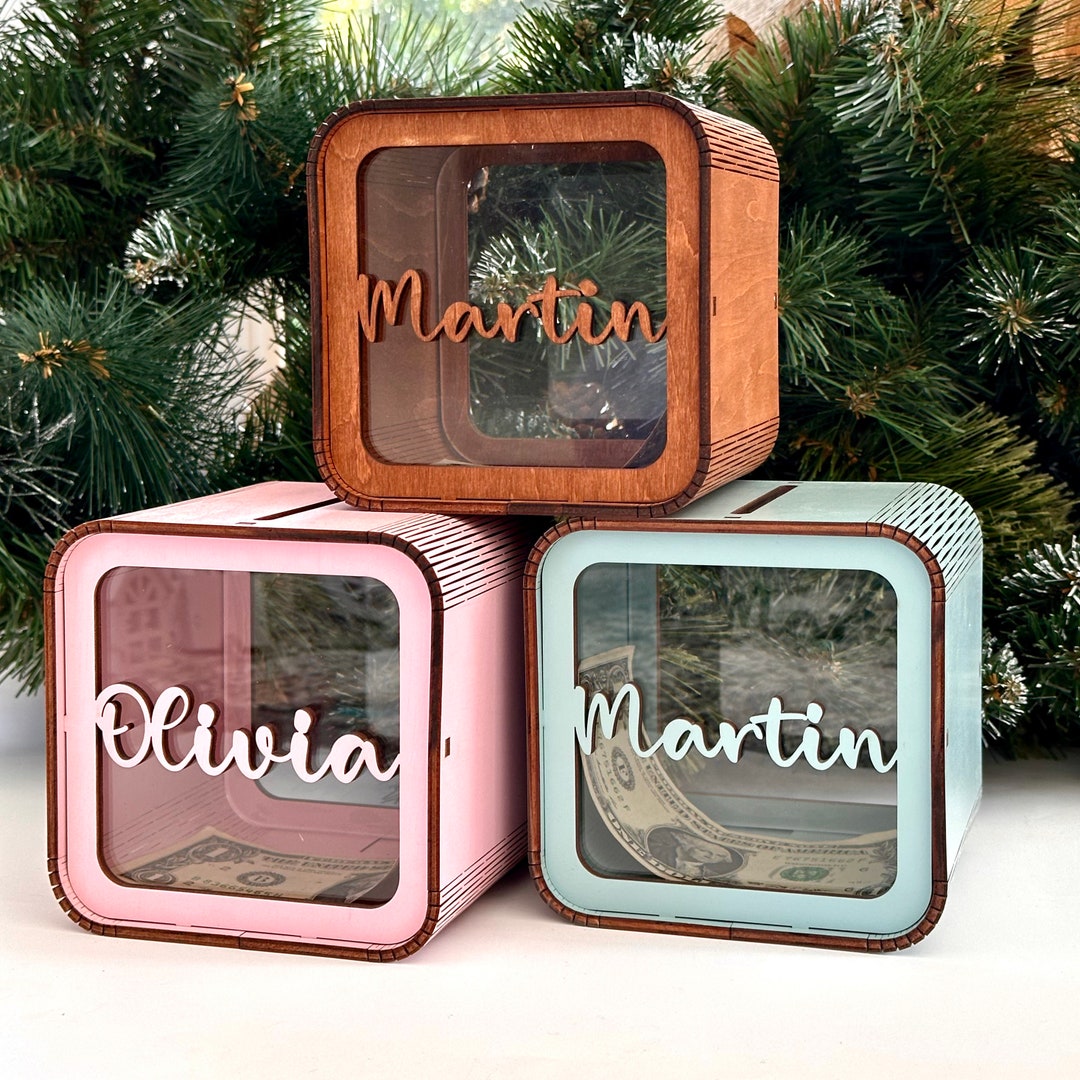 Personalized Piggy Bank With Name, Kids Coin Bank, Piggy Bank Gift ...