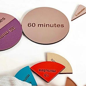 Montessori Kids Clock: Wooden Time Learning Toy, Preschool Gift - Etsy