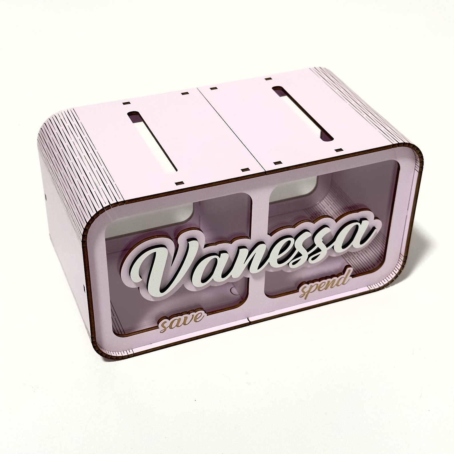Wooden Money Box Kids, Custom Piggy Bank, Saving Cash Box, Personalized ...