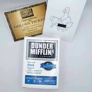The Office Dunder Mifflin Paper, Mini Box, Dunder Mifflin, the Office ...