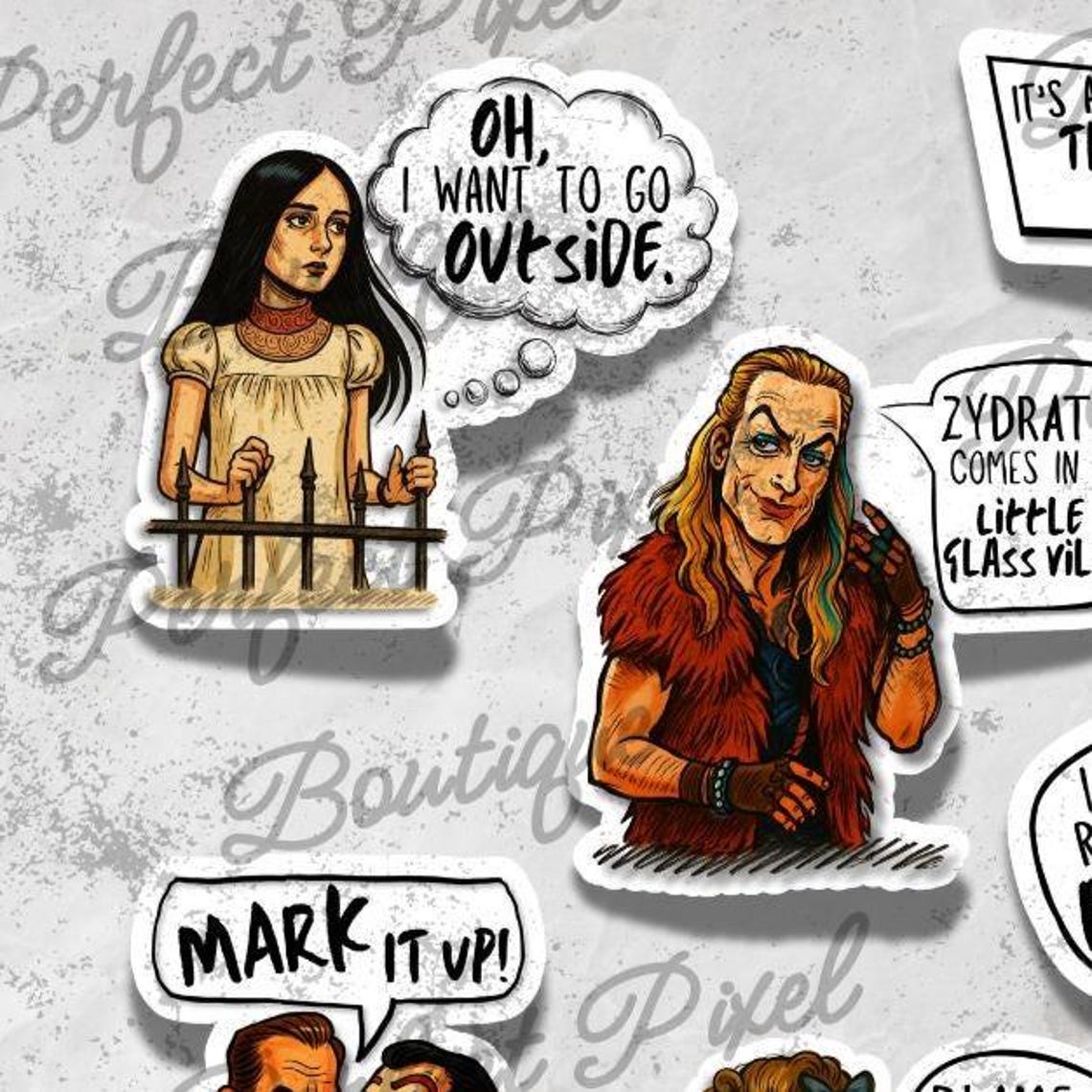 Repo the Genetic Opera, Repo Stickers, Gene Co, Zydrate - Etsy