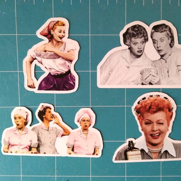 I Love Lucy Stickers - Etsy