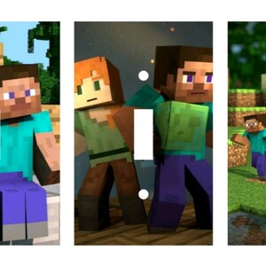 Minecraft Light Switch Plate Covers, Minecraft Gifts - Etsy