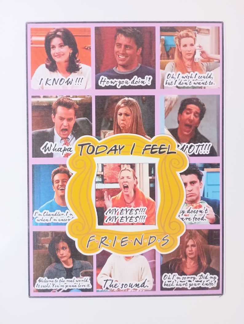 Friends Tv Show Mood Magnet, Friends Tv Show Magnet, Friends Gifts ...