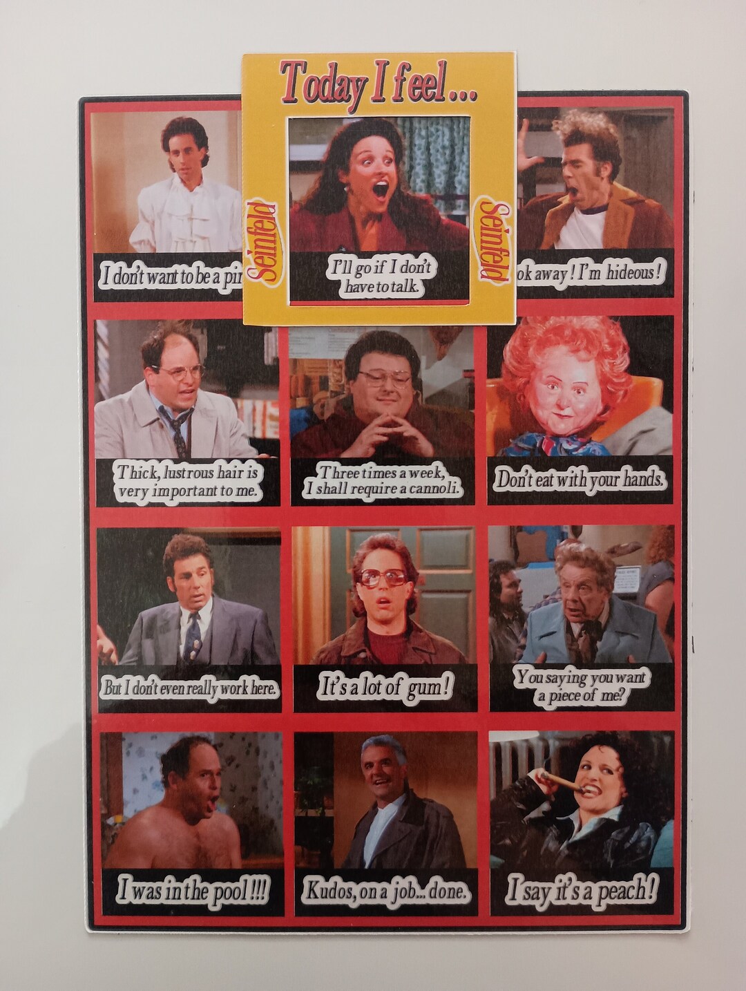 Seinfeld Mood Magnet, Seinfeld Gifts, Seinfeld Merch, Seinfeld Tv Show ...
