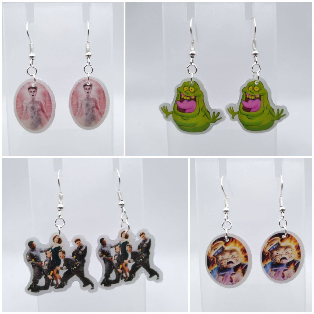 Ghostbusters 1984, Ghostbusters Earrings, Ghostbusters Gifts - Etsy