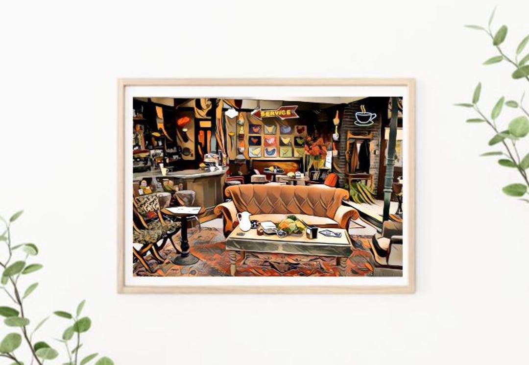 8 X 10 Wall Art Print, Friends Tv Show, Friends Art, Friends Wall Decor ...