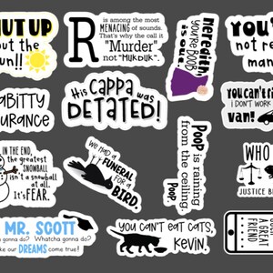 The Office Sticker Set, iPhone Sticker, Laptop Sticker - Etsy