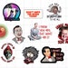 Peewee Herman Sticker Set - Etsy
