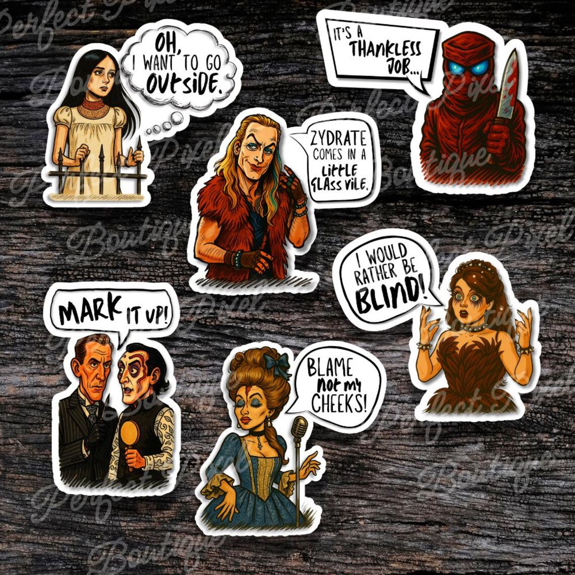 Repo the Genetic Opera, Repo Stickers, Gene Co, Zydrate - Etsy