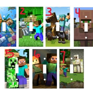 Minecraft Light Switch Plate Covers, Minecraft Gifts - Etsy