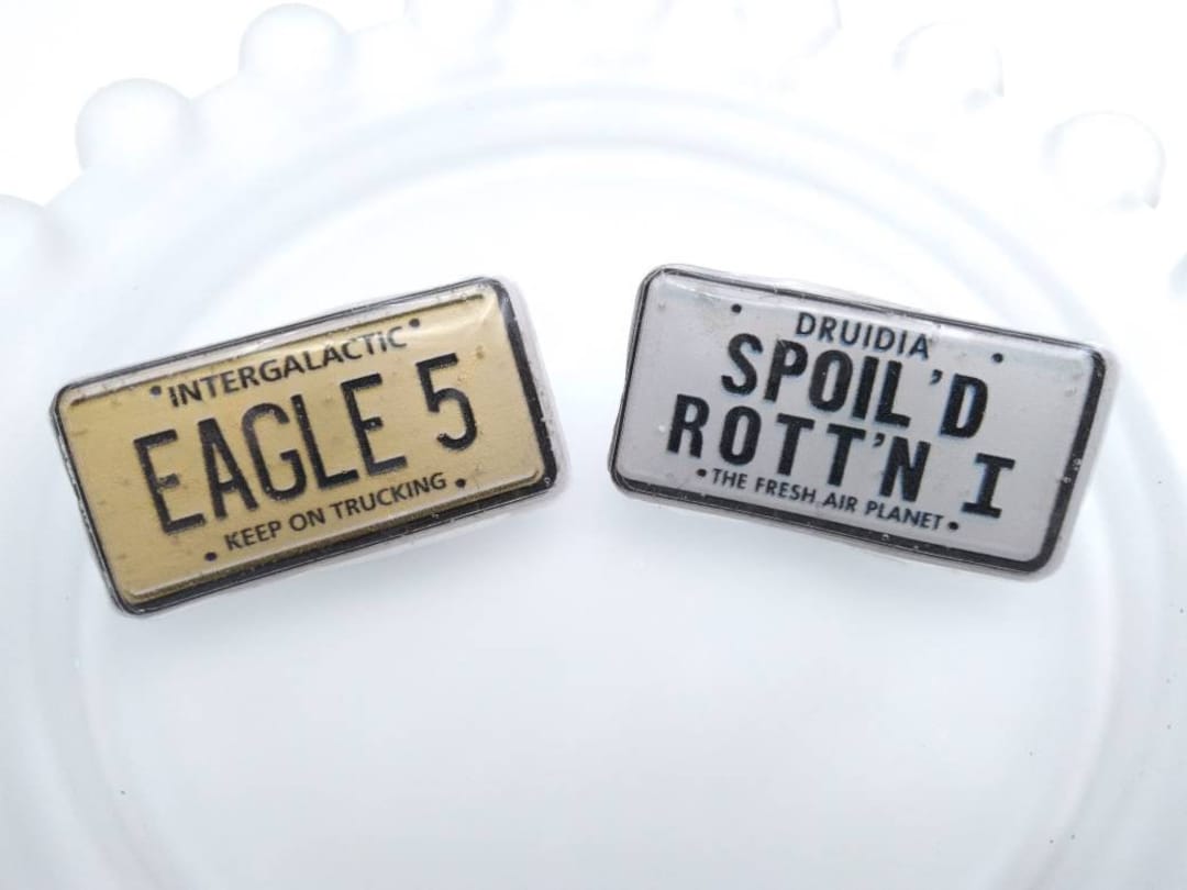 Spaceballs Pins, License Plate Pins, Spaceballs Gifts, Spaceballs Movie ...