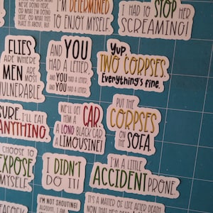 Clue Movie Sticker Set, Clue Movie, Clue the Movie - Etsy