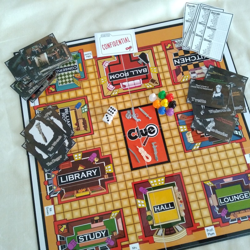 Clue Game - Etsy