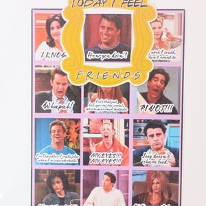 Friends Tv Show Mood Magnet, Friends Tv Show Magnet, Friends Gifts ...