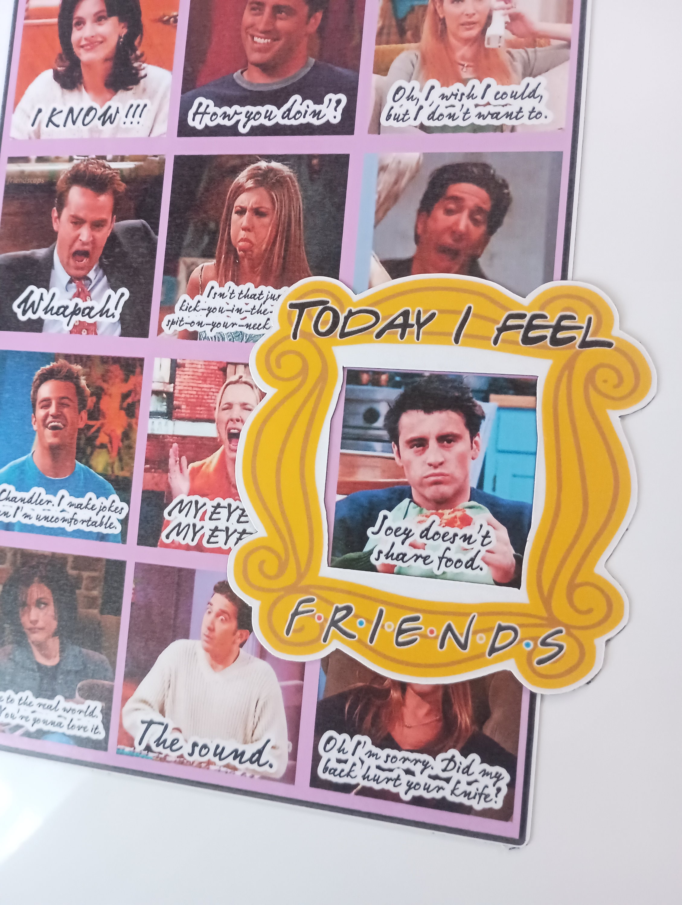 Friends Tv Show Mood Magnet, Friends Tv Show Magnet, Friends Gifts ...