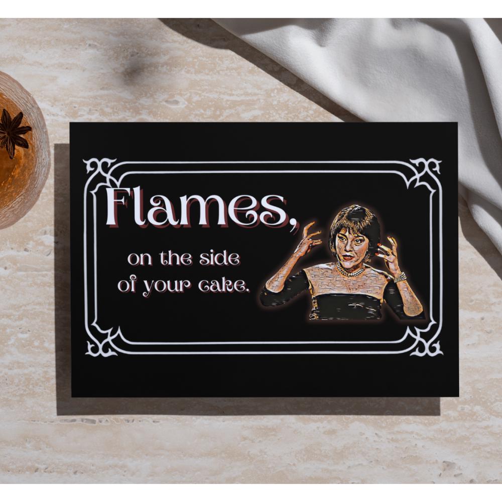 Clue Movie Birthday Card, Clue Movie, Clue, Flames on the Side of My ...