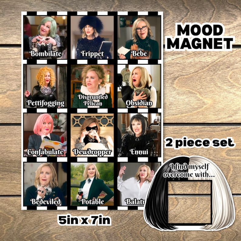 Schitts Creek, Moira Rose, Mood Magnet, Ew David - Etsy