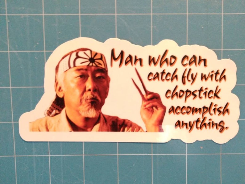 Karate Kid Mr Miyagi Waterproof Decal - Etsy