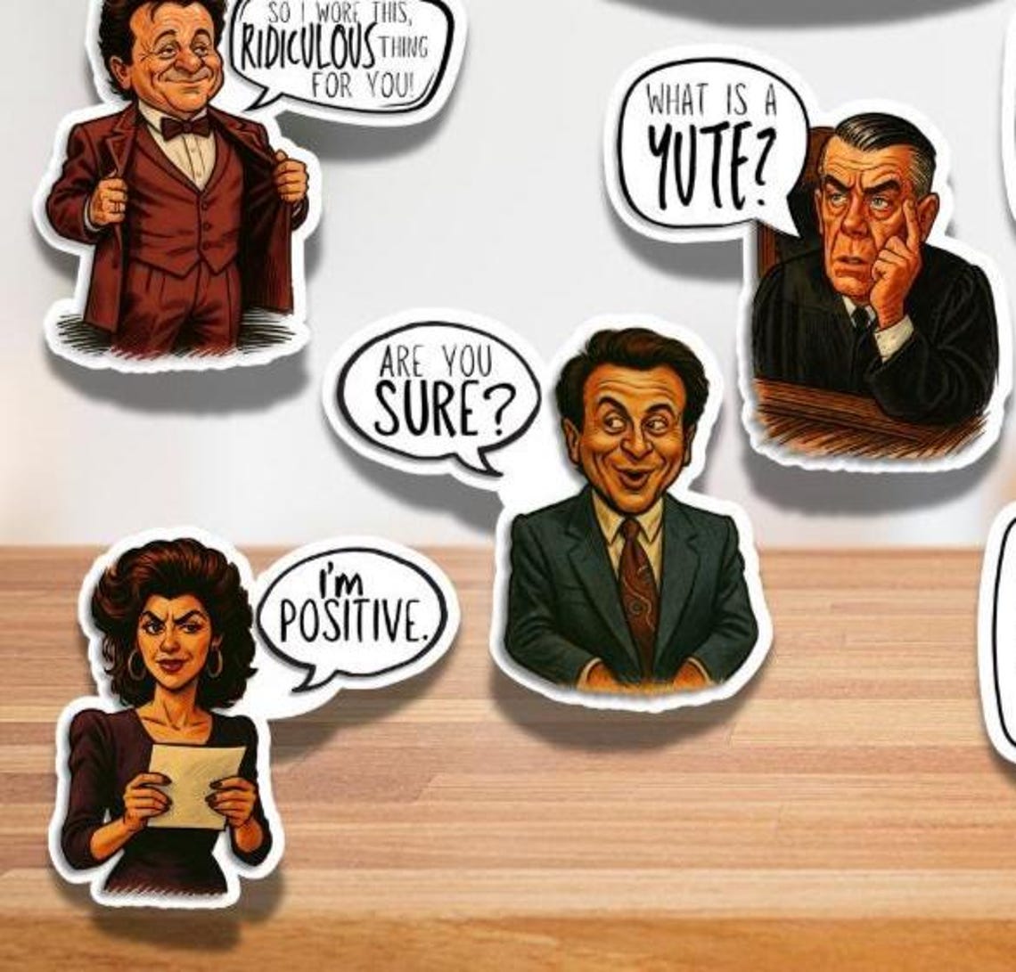 My Cousin Vinny Stickers and Magnets, My Cousin Vinny - Etsy