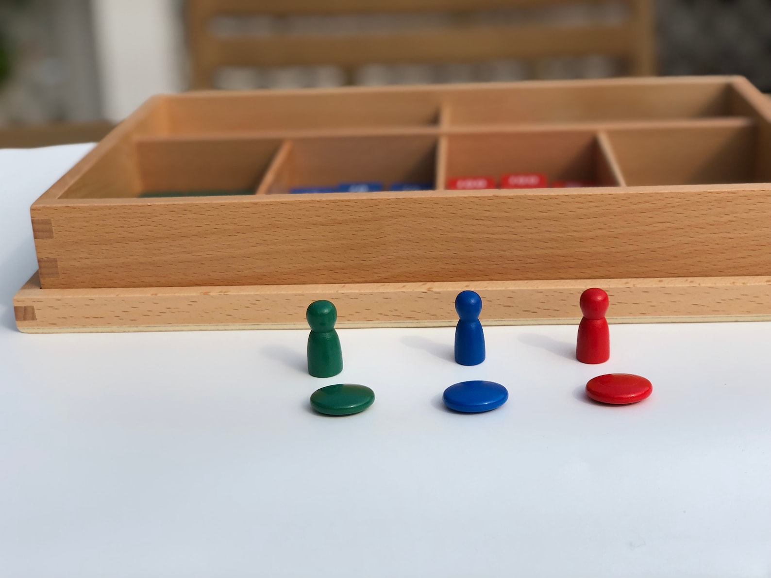 Montessori Stamp Game-math Learning Materials, Math Manipulatives ...