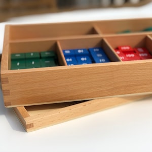 Montessori Stamp Game-math Learning Materials, Math Manipulatives ...