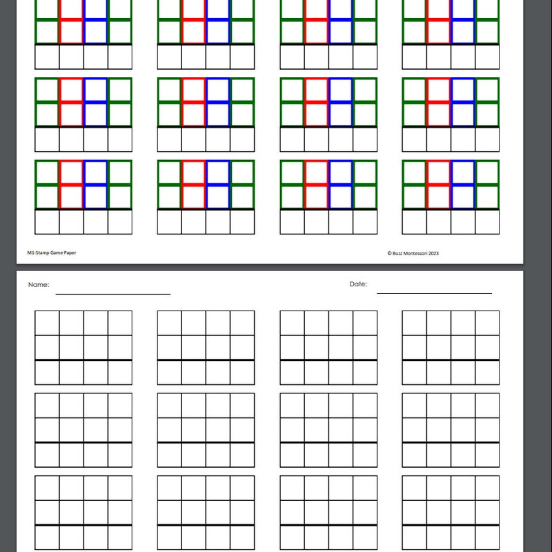 Montessori Game - Etsy