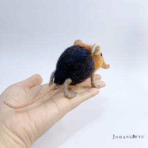 Elephant Shrew Wool Soft Sculpture Life Size Rare Wildlife Figurine ...