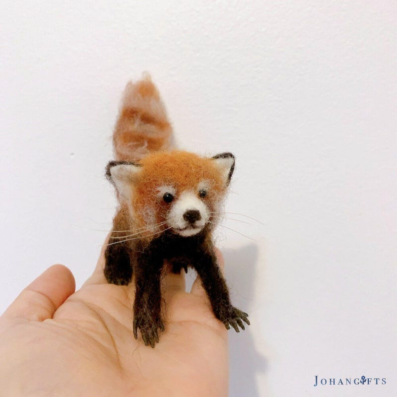 Felted Red Panda - Etsy