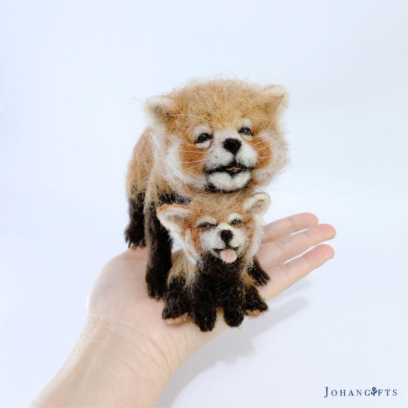 Felted Red Panda - Etsy