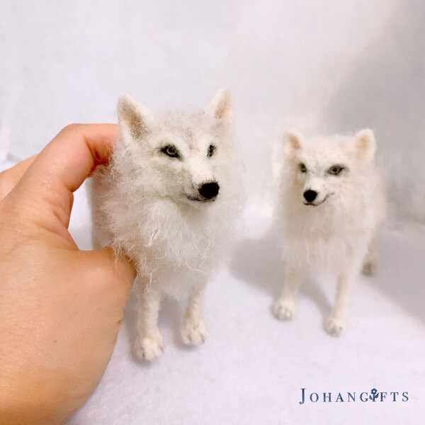 Needle Felted Wolf - Etsy