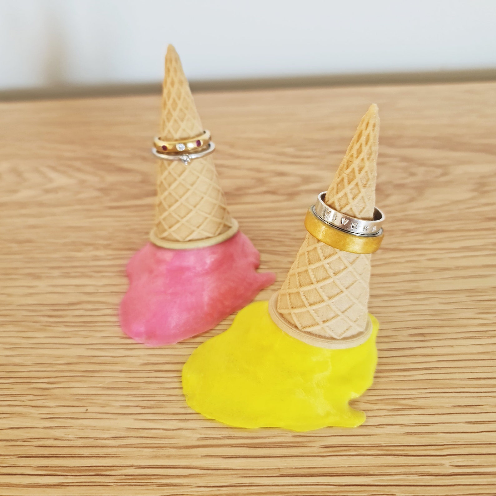 Melted Ice-cream Ring Holder - Etsy