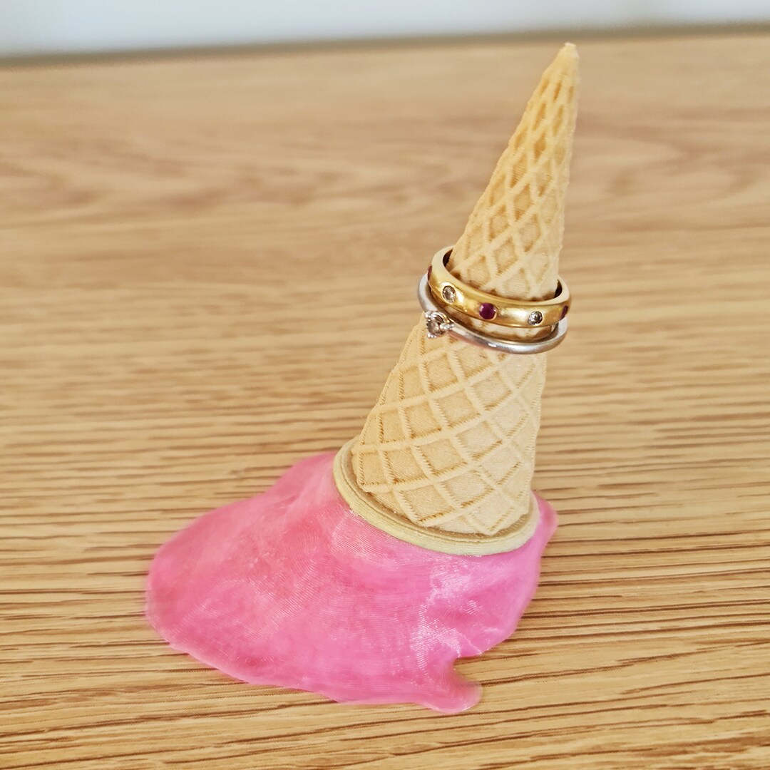 Melted Ice-cream Ring Holder - Etsy