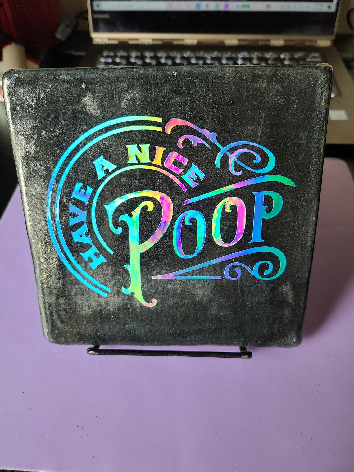 Have a Nice Poop Ceramic Tile Bathroom Sign Toilet Funny - Etsy