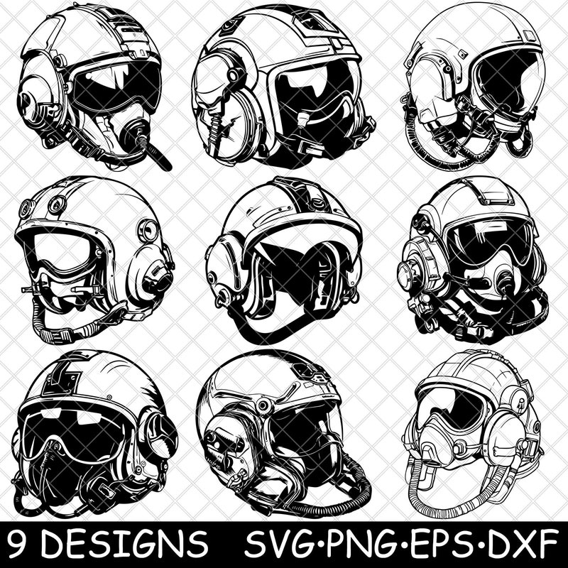 Pilot Helmet - Etsy