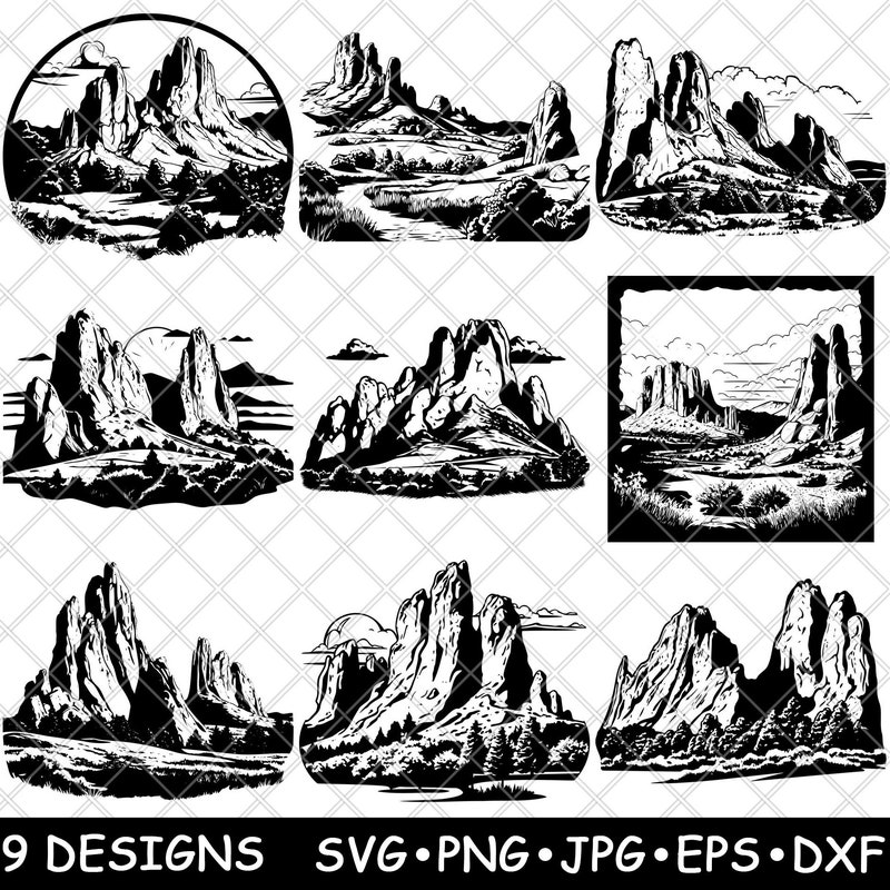 The Red Rocks Trail - Etsy UK