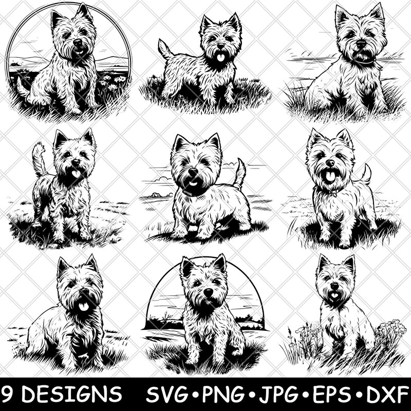 Westie Dog - Etsy