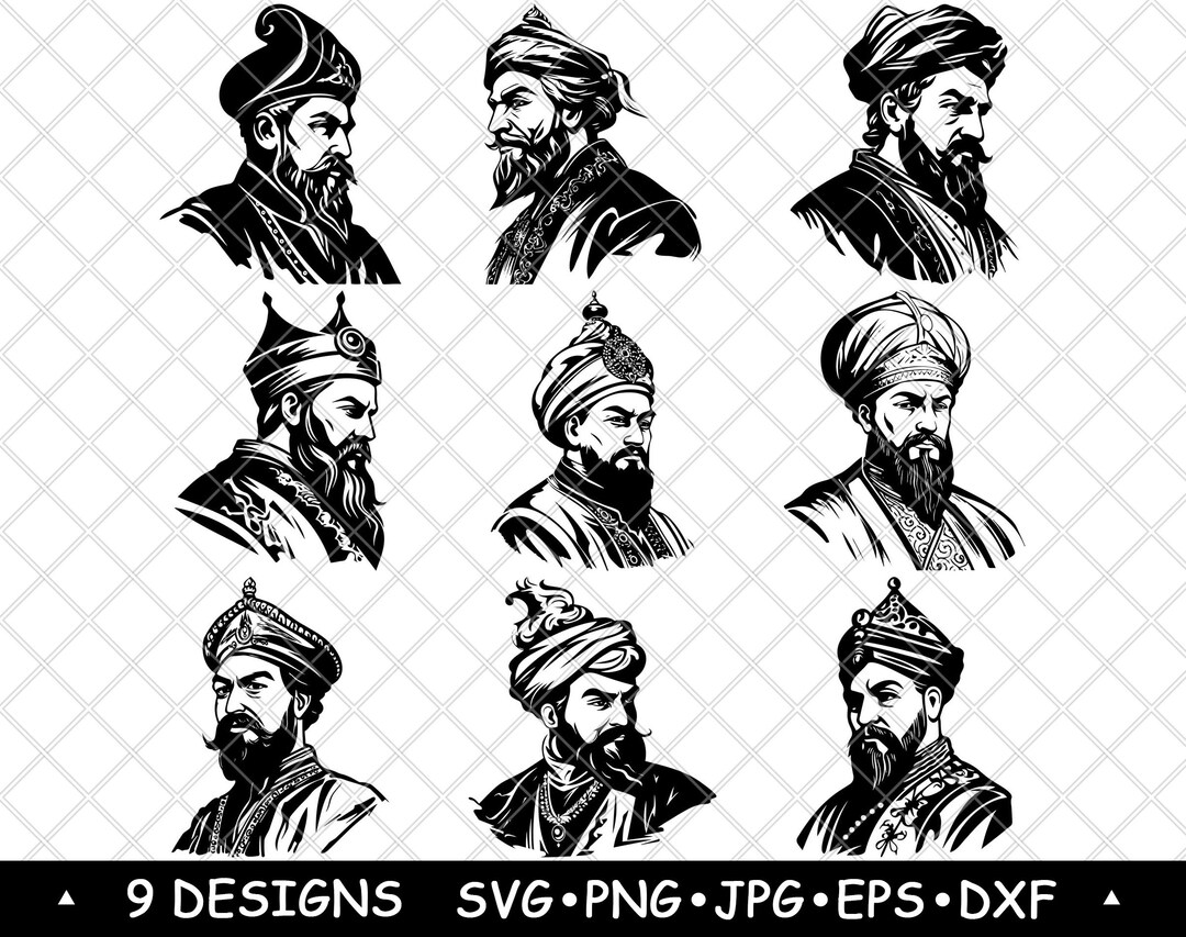 Sultan Mehmed II Conqueror Ottoman Empire Osman Ruler Laser File SVG ...