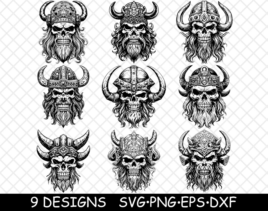 Viking Skull Head Norse Valhalla Helmet Medieval Cnc Board Coaster ...