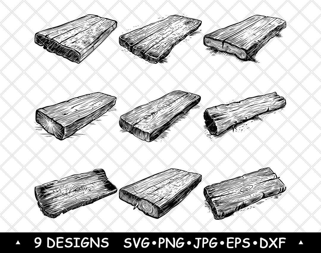 Rustic Wood Slab Tree Slice Timber Cut Log Piece Cutout Plank Laser ...