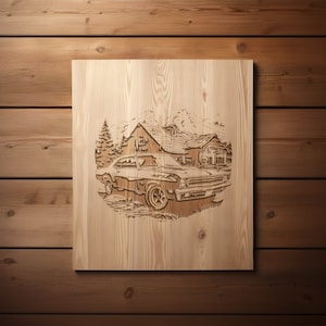 Rustic Ranch Barn Classic Car Muscle Old Vintage Race Road Cabin Svg ...