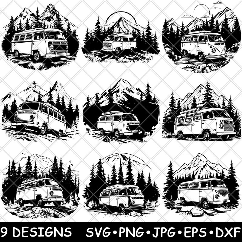 Van Life Svg - Etsy