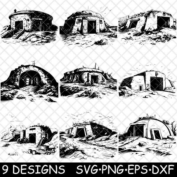 Bunker Svg - Etsy