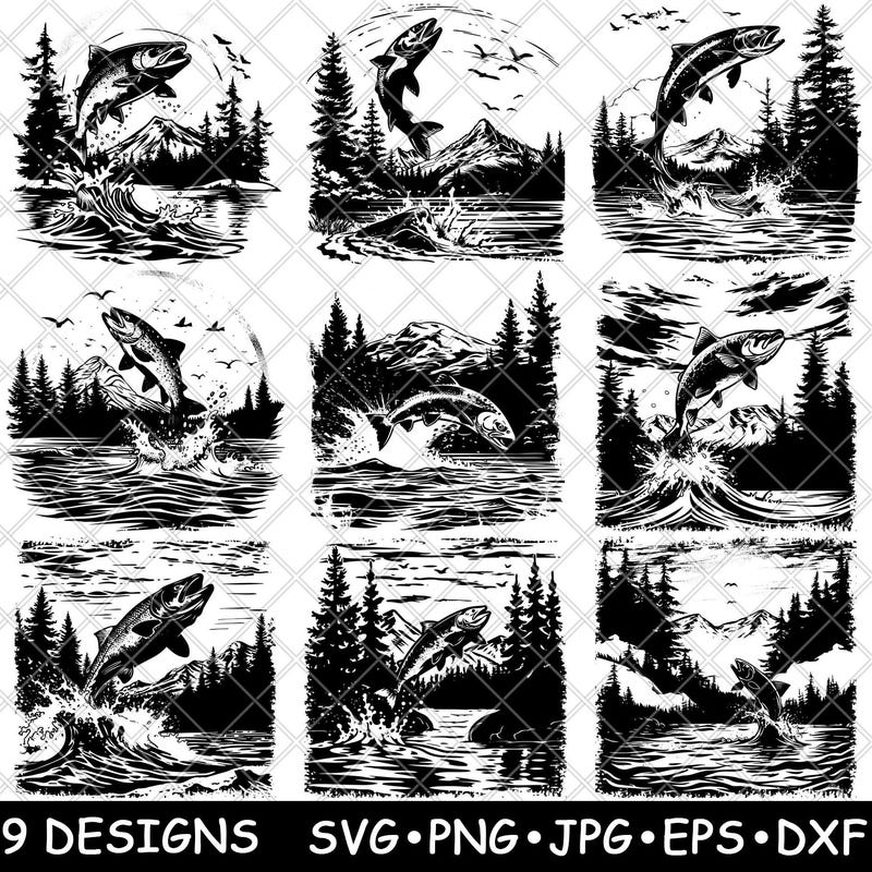 Wood Fishing Coasters - Etsy