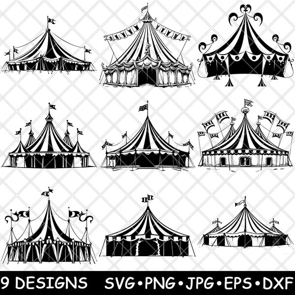 Circus Pop up Tent - Etsy
