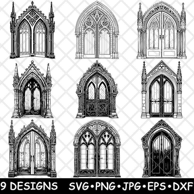 Gothic Door - Etsy