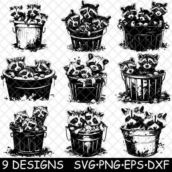 Garbage Bandit Svg - Etsy