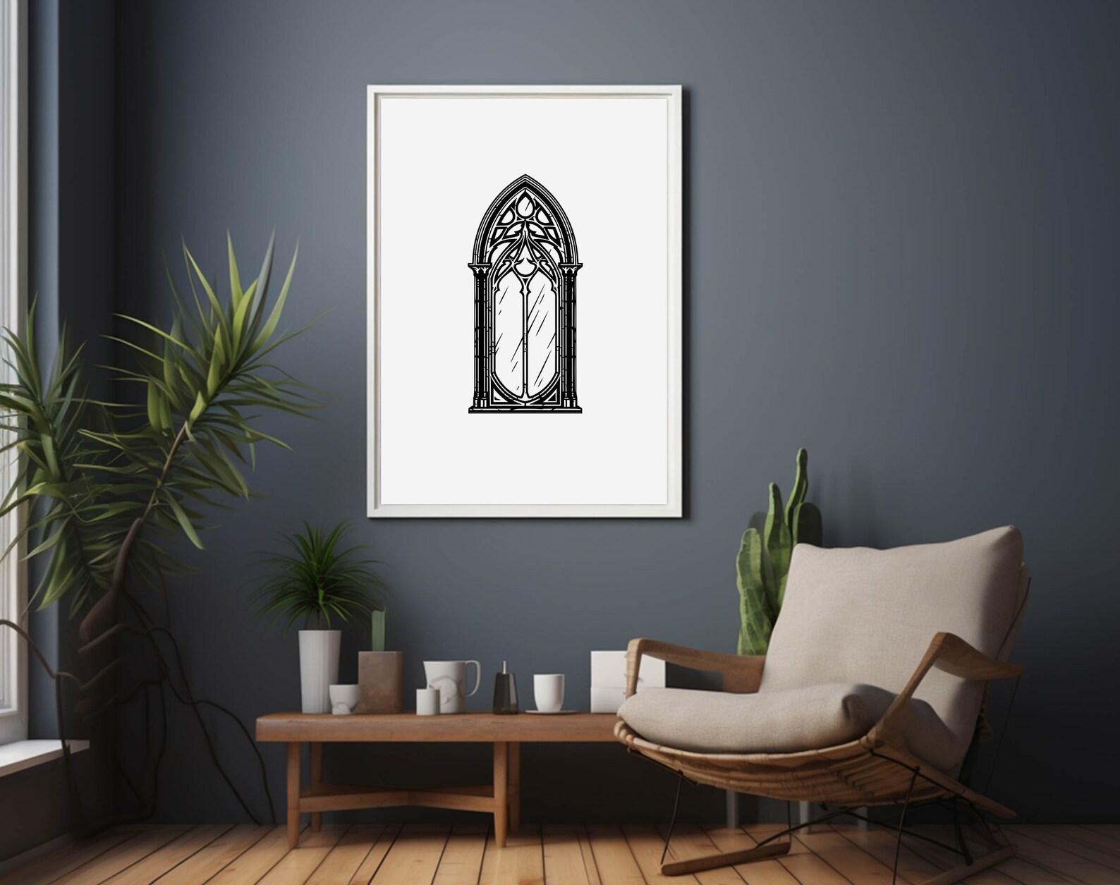 Gothic Victorian Window Haunted Eerie Medieval Glass - Etsy